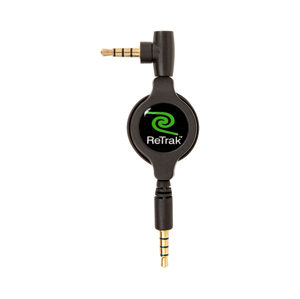 Retractable Auxiliary Cord + Microphone – ReTrak
