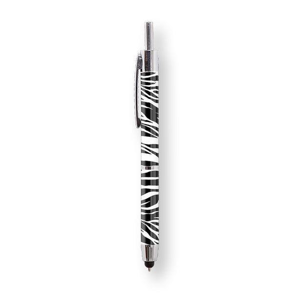Zebra Print Stylus Pen | Retractable Premier Series Stylus Pen – ReTrak