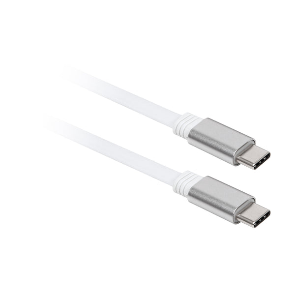60W USB-C to USB-C | Premier Retractable Cord | White – ReTrak